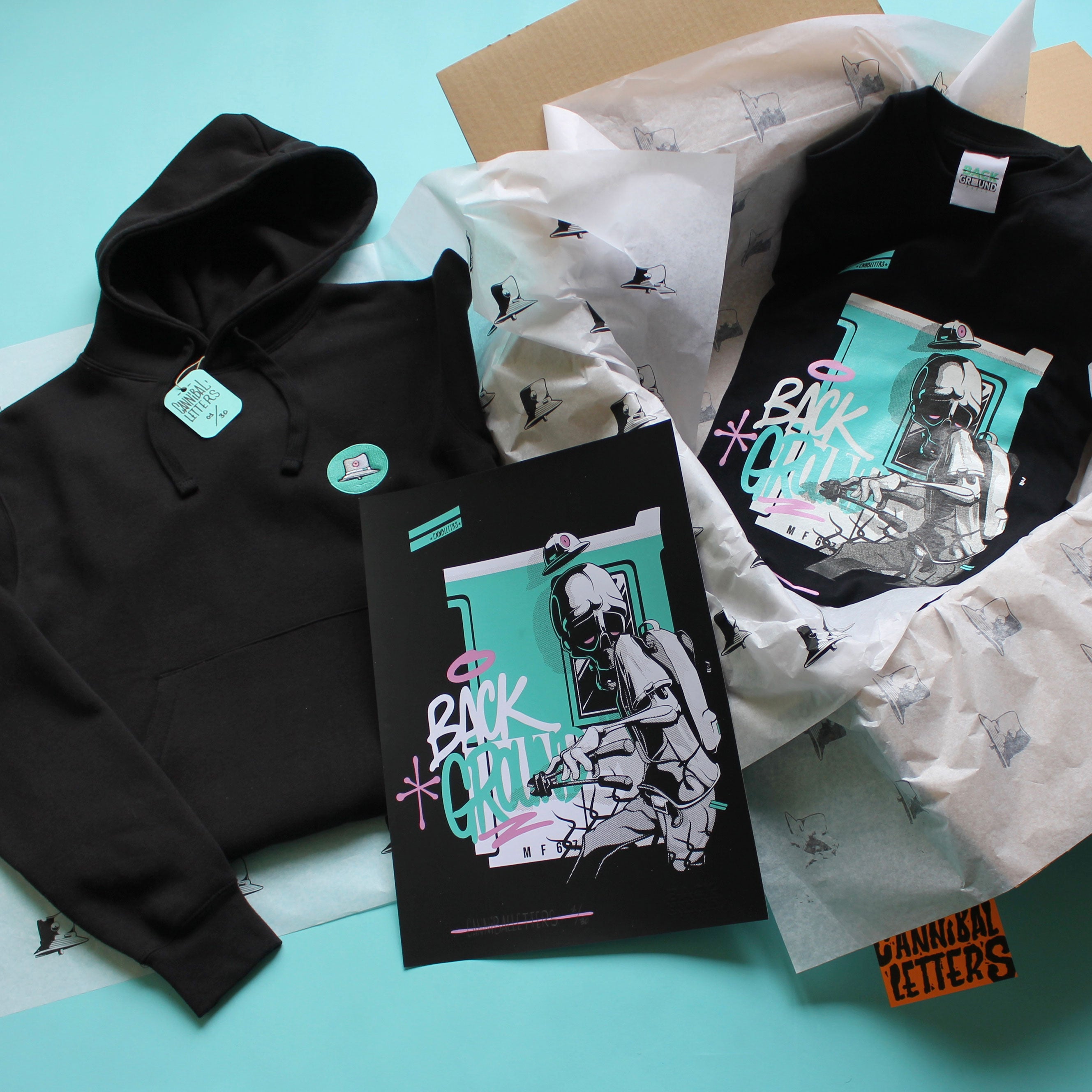 Pack Cannibal Letters – Background Paris