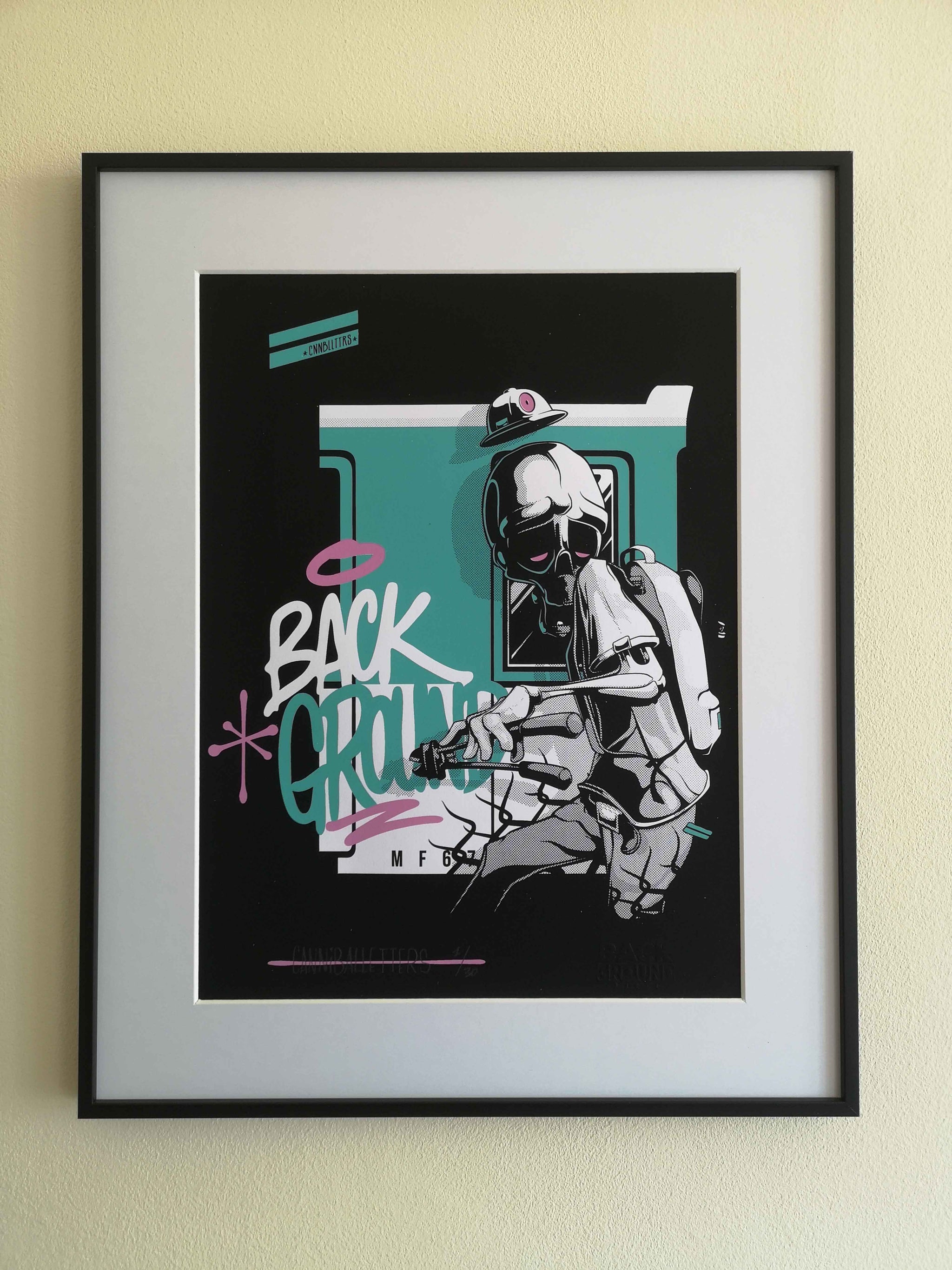Sérigraphie Pack Cannibal Letters – Background Paris